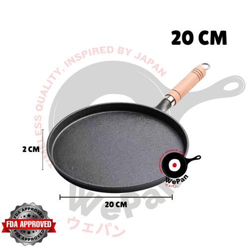Jual WePan Cast Iron Kue Crepes HC/Crepes Maker 20 Cm/Wajan Kulit ...