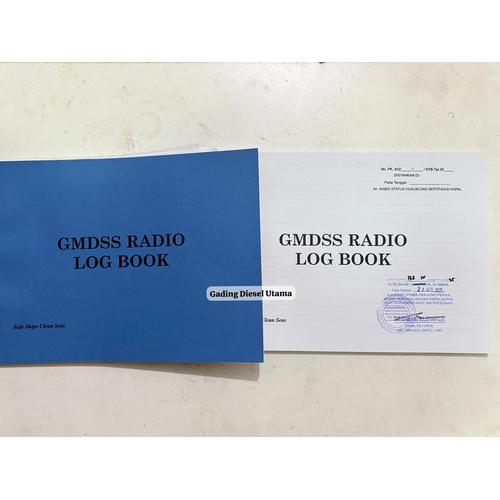 Jual GMDSS Radio Log Book Buku Jurnal Radio GMDSS TTD Stamp Syahbandar ...