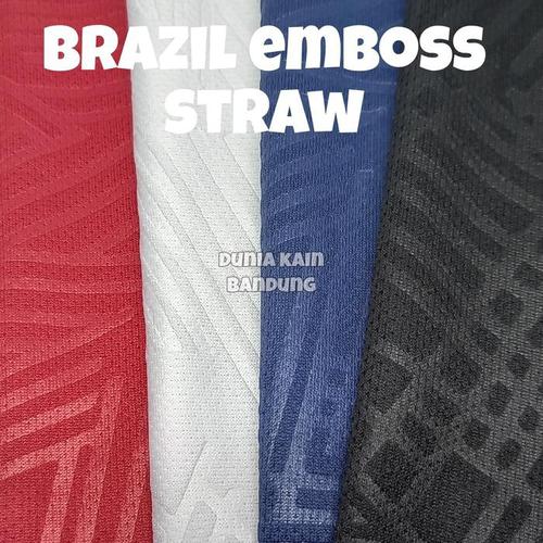 Jual Bahan Kain Drifit Brazil Emboss Straw Dryfit - Biru Benhur - Kota ...