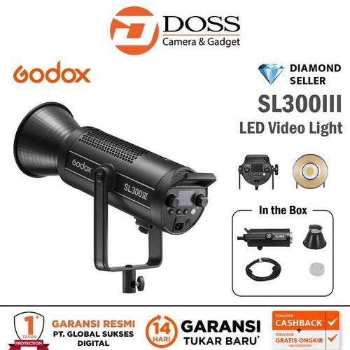 Jual -CSE- Godox SL300III Godox SL300 III SL 300 III LED Video Light ...