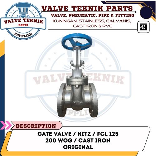 Jual GATE VALVE KITZ FCL 125 CAST IRON 2-1/2" inch / FLANGE/ ORIGINAL - Jakarta Barat - VALVE ...