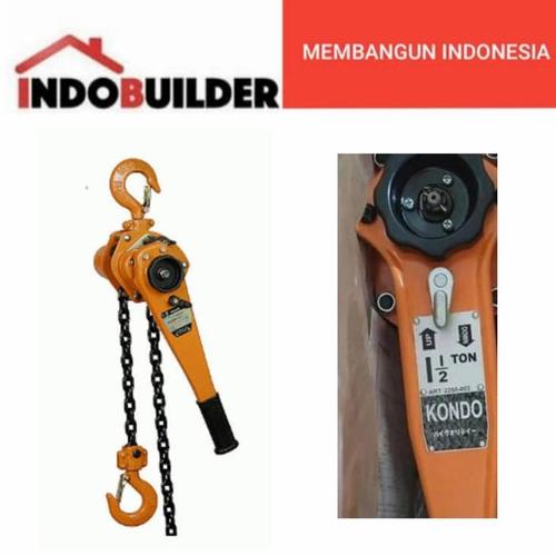 Jual KONDO LEVER BLOCK LEVER HOIST 3 TON X 1,5 METER / KOTREK RANTAI ...