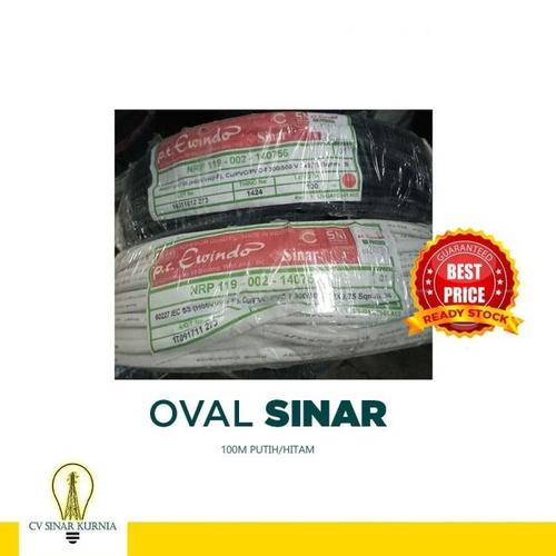 Jual KABEL LISTRIK OVAL KABEL SERABUT 2x0,75 2x0.75 | 100meter | SINAR ...