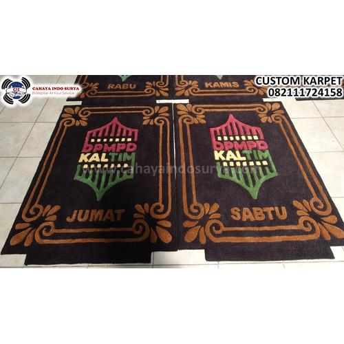 Jual KARPET LIFT LOGO DAN NAMA HARI | CUSTOM WARNA & UKURAN - Kab ...