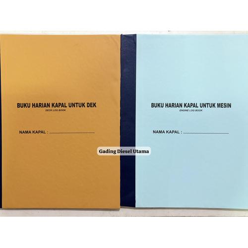 Jual Log Book Deck Engine Set 100 Halaman Lembar TTD Stamp Syahbandar ...