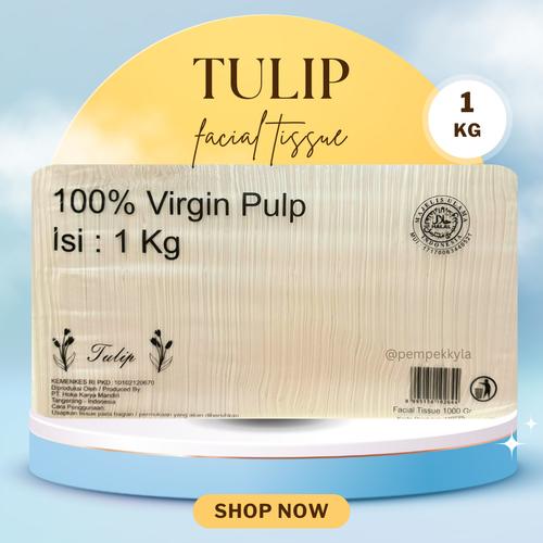 Jual tissue tulip facial tissue 1 kg / tissue wajah 1 kg / murah meriah ...