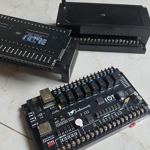 Jual esp32 relay board modbus ethernet bluetooth wifi modul custom arduino - 24v DC - Kab ...