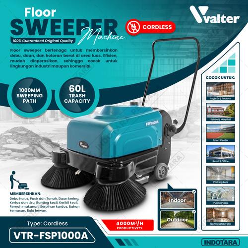 Promo Mesin Pembersih / Penyikat Lantai Wireless - Valter Floor Sweeper ...