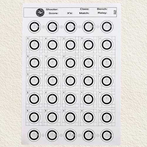 Jual Kertas Target Sasaran ISi 10Lembar Untuk Benchrest Untuk Latihan ...