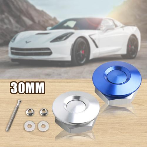 Jual 30MM Push Button Quick Release Hood Lock Clip Car Bumper Latch Kit ...