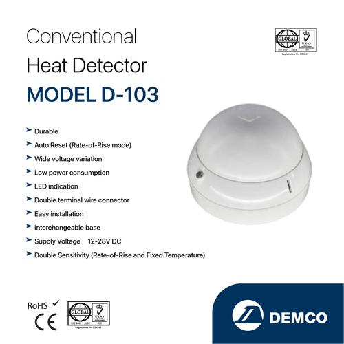 Jual Heat Detector Fire Alarm Demco D-103 Conventional - Jakarta Barat ...