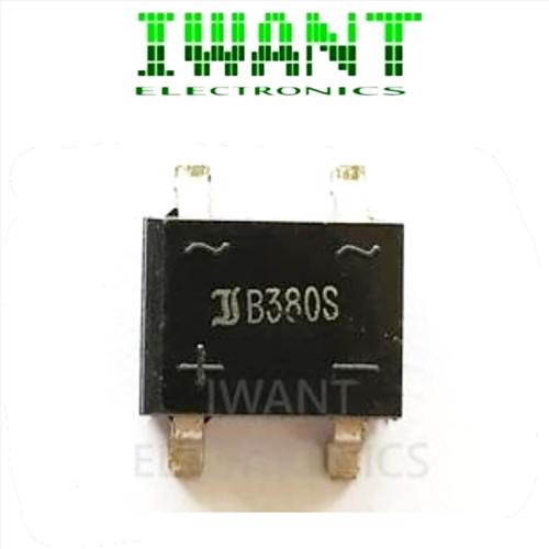 Jual DIODA BRIDGE 1A 800V B380S SMD DIODE SMD 1A 800 VOLT DIODE BRIDGE SMD 1 AMPERE 800 VOLT ...
