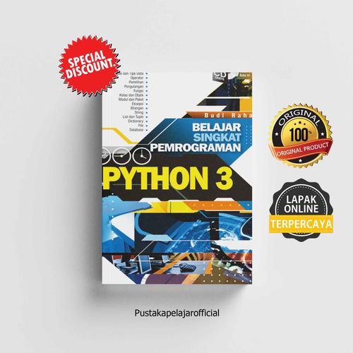 Jual Buku Belajar Singkat Pemrograman PYTHON 3 + CD - Budi Raharjo - Modula - Kota Yogyakarta ...