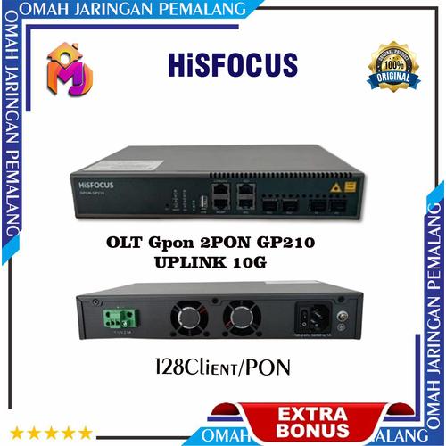 Jual OLT GPON 2PON HISFOCUS GP210 UPLINK 10G - Kab. Pemalang - OMAH ...