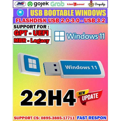 Jual Usb Bootable Win 11 AIO Support Legacy & UEFI - Kota Tangerang ...