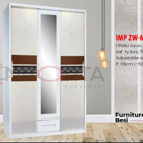 Jual Importa Lemari Besi 3 Pintu Model Okelo Harga Murah Bisa Rakit ...