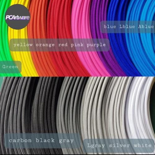 Jual Custom sleeve Modular PSU Cable - NZXT, sepaket - Jakarta Pusat ...