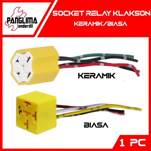 Jual Socket Relay Klakson-Lampu-Alarm Universal Socket Riley 4 Kaki ...