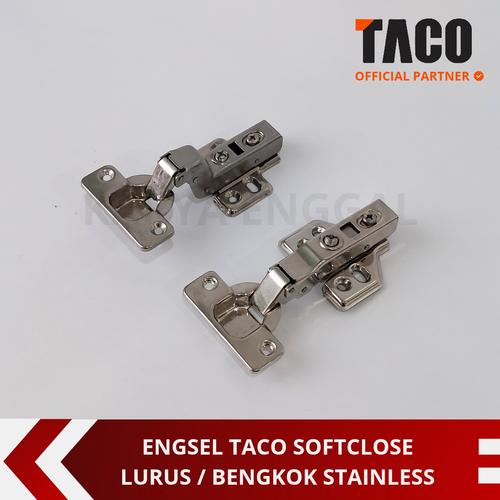 Jual Engsel Sendok Taco Softclose Lurus S-304 Stainless Steel - 1/2 ...