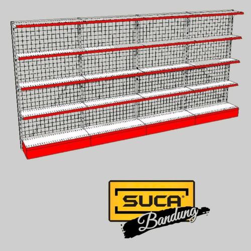 Promo Rak Gondola / Minimarket Wall T 180cm 1 Unit (Start) 3 Unit ...