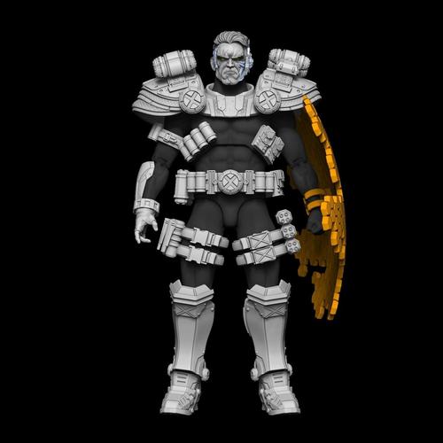 Jual CABLE XMEN KIT WITH ARMOR HEAD AND GUN untuk Kitbash Action Figure ...