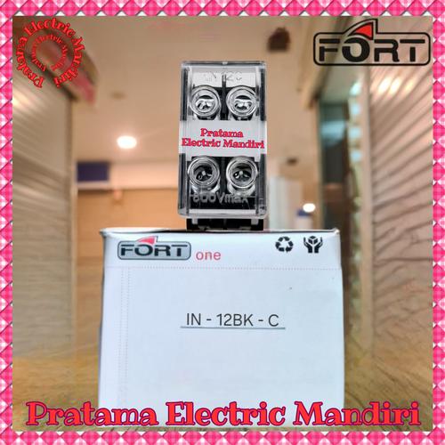 Jual FORT TERMINAL BLOCK BLOK IN 12 IN-12 IN12 IN-12C 2 POLE 2P 20A ...