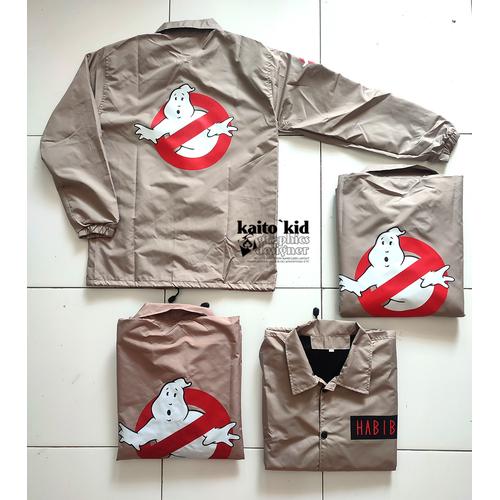 Jual JAKET GHOSTBUSTERS model coach jacket water resistant bisa custom ...