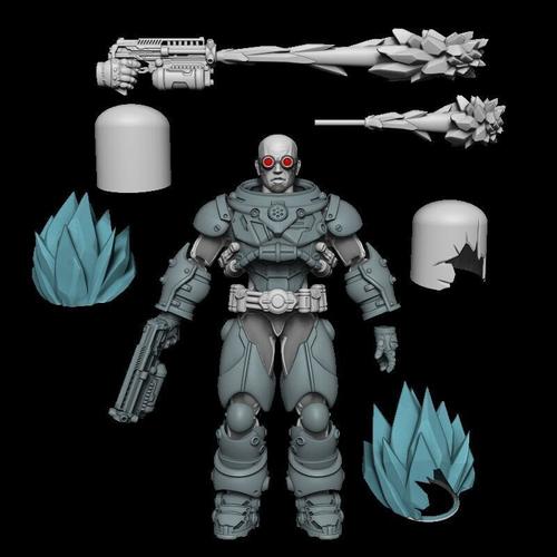 Jual MR FREEZE Armor kit and Head and Weapon untuk Kitbash Action ...