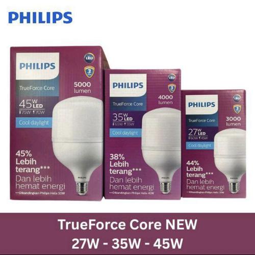 Jual Lampu Bohlam LED Philips T Force 45 Watt 45W 45Watt 45 W Putih ...
