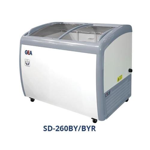 Jual Gea SD-260BYR Sliding Curve Glass Freezer - Freezer Kaca Cembung ...