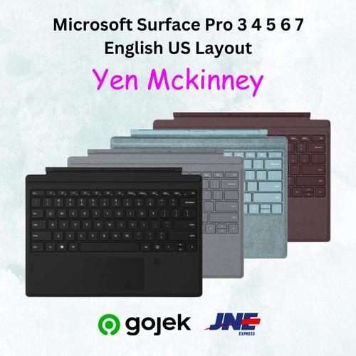 Jual Microsoft Surface Pro 3 4 5 6 7 Keyboard Type Cover - Platinum - Jakarta Utara - Yen ...