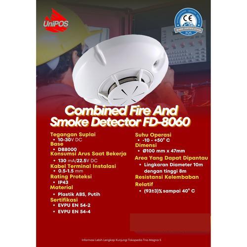 Jual UNIPOS COMBINED FIRE DETECTOR FD8060 - Kab. Tangerang - UNIPOS FIRE ALARM INDONESIA | Tokopedia