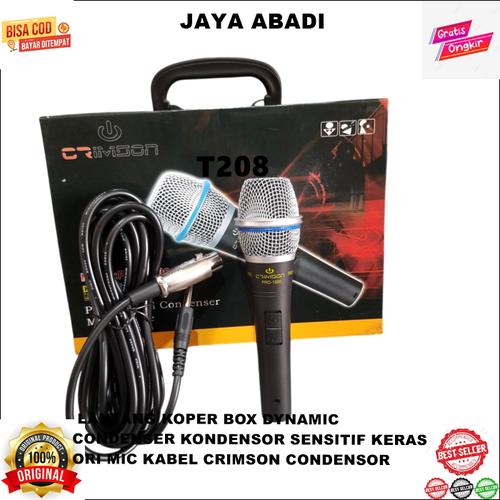 Jual T208 ORI MIC KABEL CRIMSON CONDENSOR CONDENSER KONDENSOR SENSITIF ...