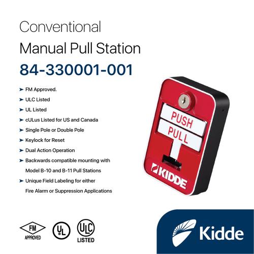 Jual Conventional Manual Pull Stations Series 3300 - Kidde Fenwal - Jakarta Barat - Fire ...