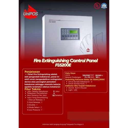 Jual Fire Alarm-UniPos-Fire Extinguishing Control Panel-FS5200E - Kab. Tangerang - UNIPOS FIRE ...