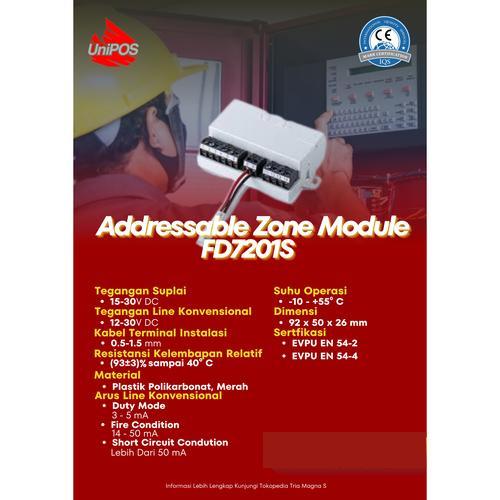 Jual Fire Alarm UniPos-Addressable-Zone Module-FD7201S - Kab. Tangerang - UNIPOS FIRE ALARM ...