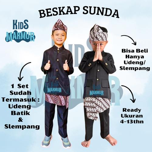 Jual Baju adat sunda anak laki laki pakaian beskap basofi sunda pangsi ...