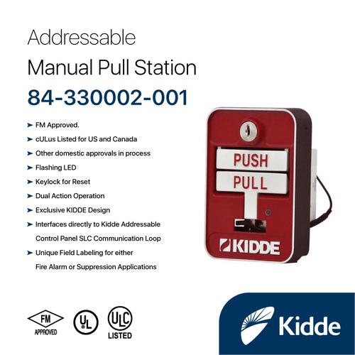 Jual Addressable Manual Pull Station Series 3300 - Kidde Fenwal ...