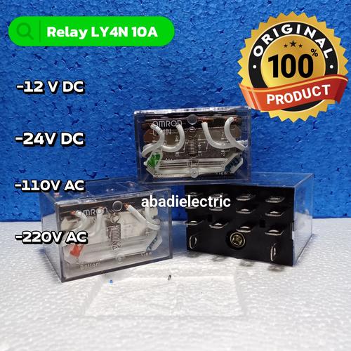 Jual Relay Omron ly4n 220v ac - 12vdc - Jakarta Barat - abadielectric ...