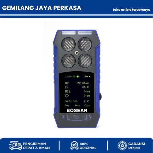 Jual Bosean Gas Detector BH4S 4 in 1 O2 CO H2S LEL BH-4S Monitor Tester ...