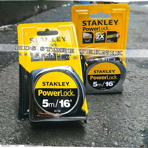 Jual Meteran roll 5 Meter Stanley Powerlock STHT33158 Meteran 5M/16 ...