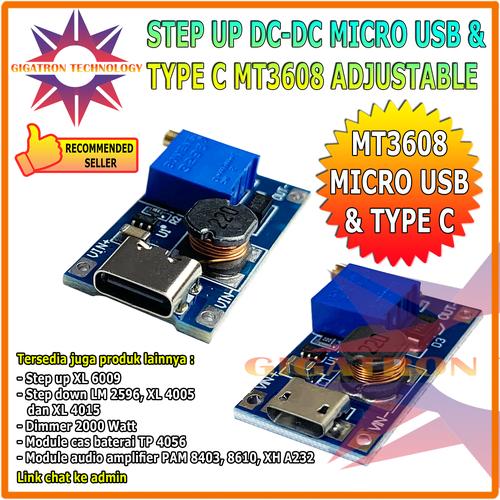 Promo MT3608 DC-DC 2A Step Up Boost Converter Module Power Supply MT 3608 Step Up 2A Power ...