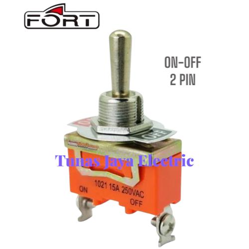 Jual Saklar Toggel / Toggle Switch On-Off 2 Pin 15A/20A FORT - Kota ...