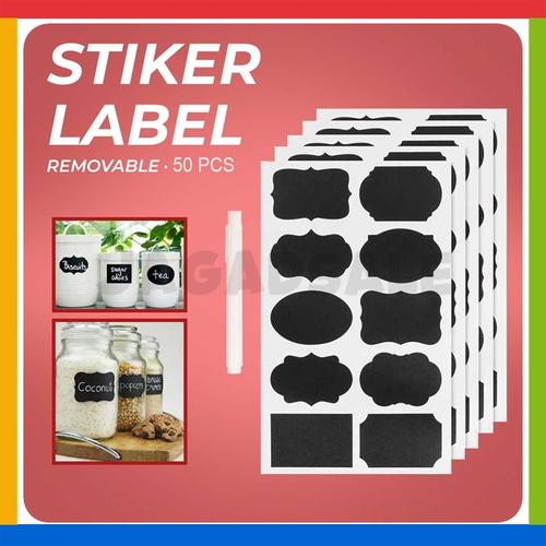 Jual Stiker Label Botol Bumbu Dapur Bisa Dihapus Erasable Sticker ...
