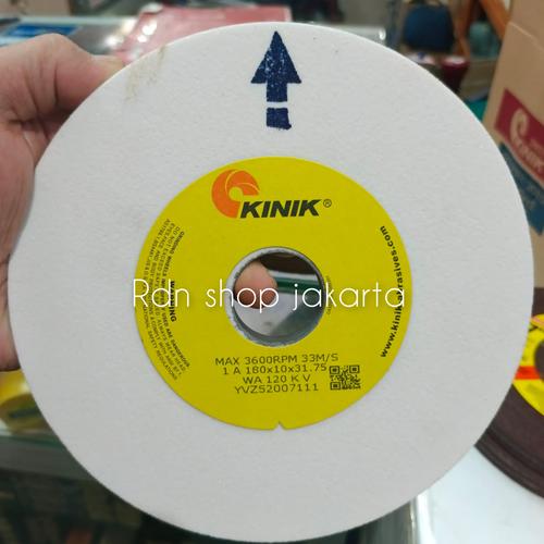 Jual KINIK Grinding Wheel 1A 180 x 10 x 31.75 Grit 46 60 80 100 120 KV ...