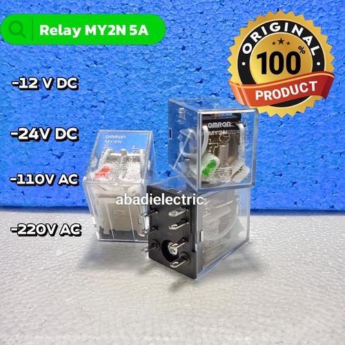 Jual relay my2n/my2 110vac 8pin omron. - relay - Jakarta Barat ...