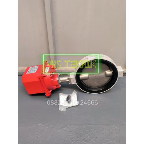 Jual MOTORIZED BUTTERFLY VALVE KITZ 8" WITH ELECTRIC ACTUATOR UNI-D UM ...