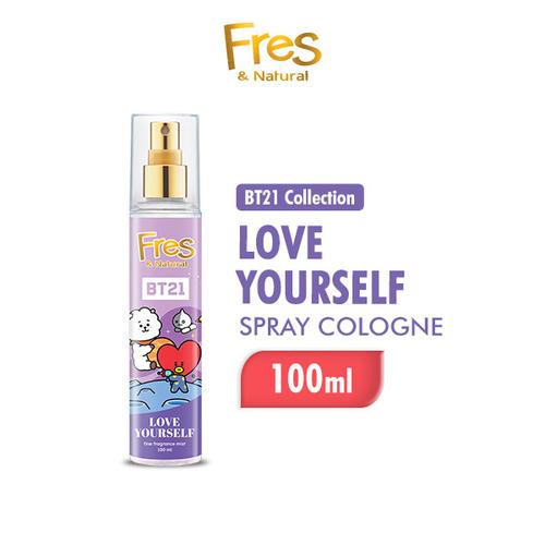 Promo Fres And Natural Spray Cologne BT21 Love Yourself 100 ml + Fres ...