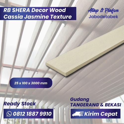 Jual SHERA Decor Wood Cassia Jasmine Texture uk. 25 x 100 x 3000 mm ...