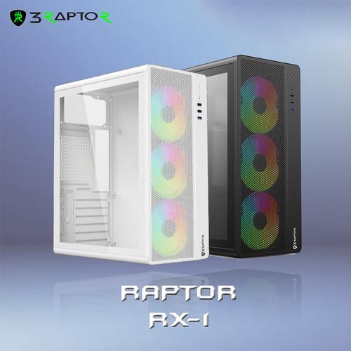 Promo Casing Gaming/PC/Office Raptor RX-1 - Free 3 Fan RGB + USB 3.0 ...